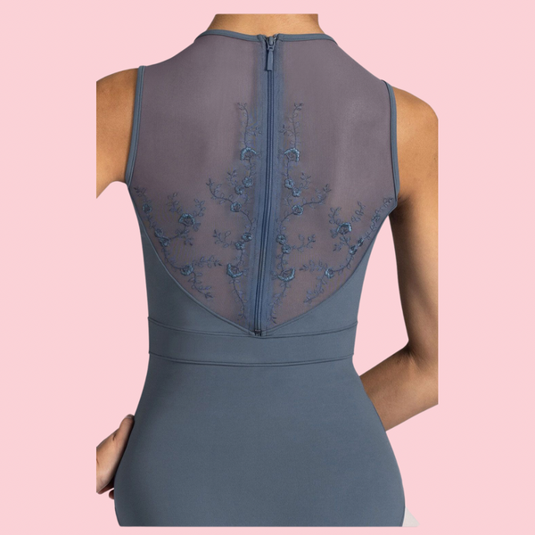 Ladies Bloch Fleurs Alyssa Floral Zip Back Leotard Showstoppers Dancewear