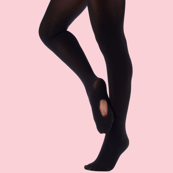 SILKY CHILDREN'S BALLET PINK CONVERTIBLE TIGHTS – Showstoppers Dancewear